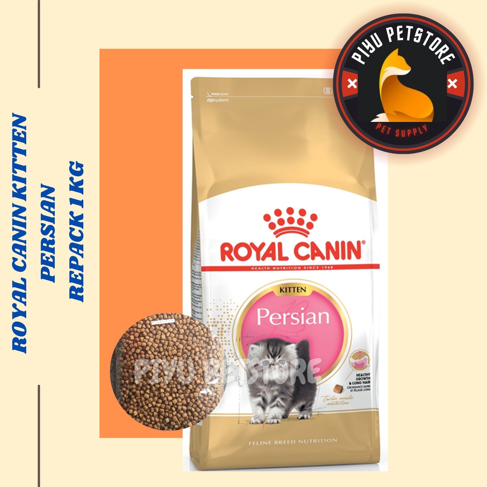 ROYAL CANIN KITTEN PERSIAN RC Makanan Anak Kucing Persia Kemasan 1 Kg ...