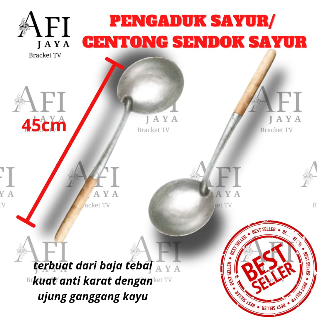 CENTONG SAYUR- SENDOK SAYUR- PENGADUK SAYUR- SENDOK KUAH- CENTONG SOP ...
