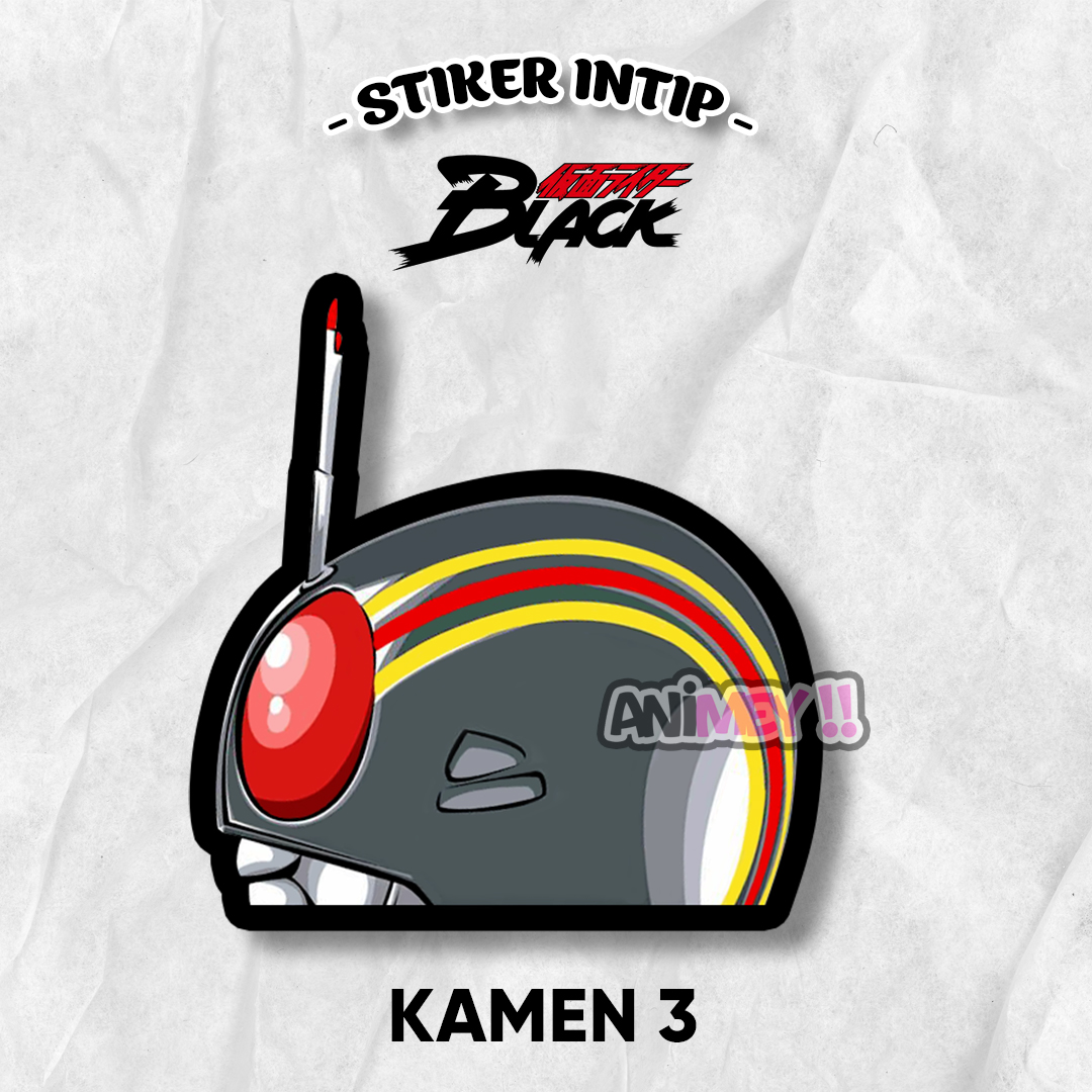 Stiker Intip Kamen Rider / Sticker Baja Hitam Waterproof | Lazada Indonesia