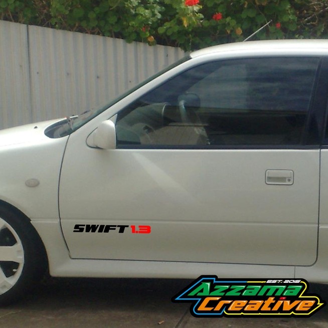 Stiker SWIFT 1.3 For Suzuki Swift Forsa Amenity Side body | Lazada ...