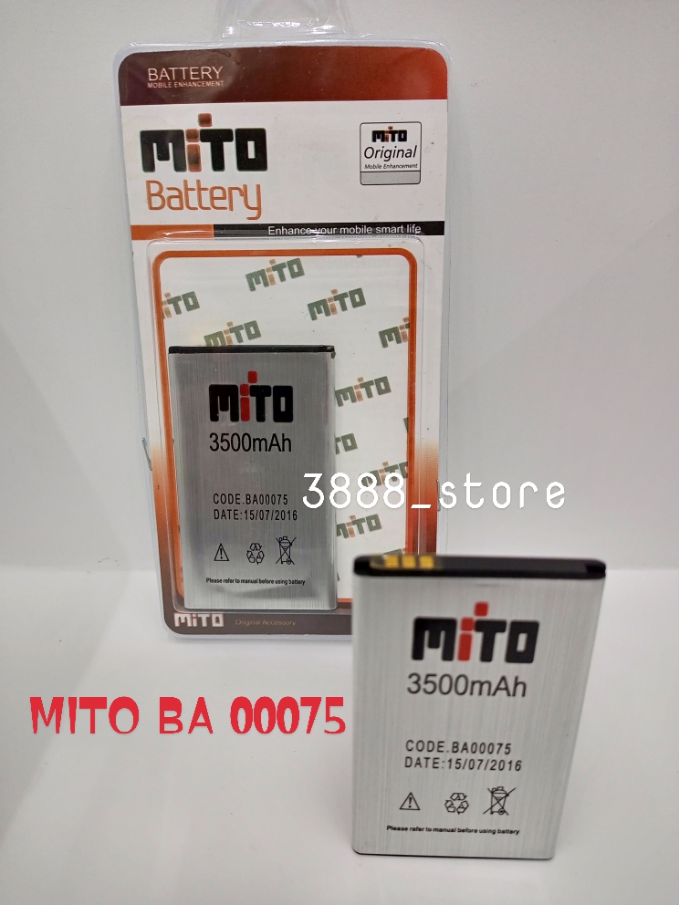 Baterai Mito BA00075 Battery Mito A18 / Fantasy Selfy 2 Batre Hp Mito ...