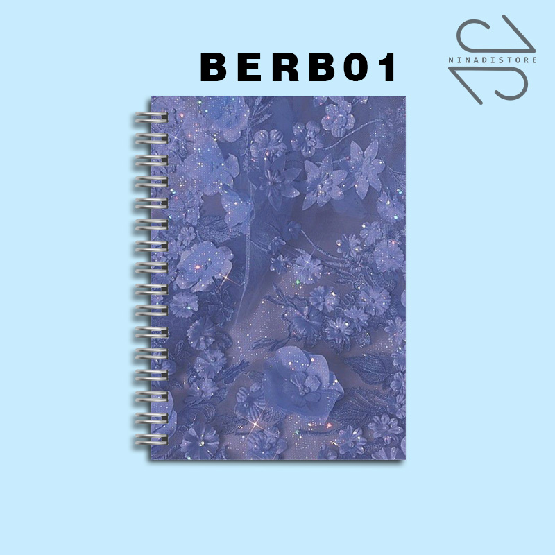 Buku Tulis Catatan buku notebook buku diary Notebook Ring Spiral A6 60 ...
