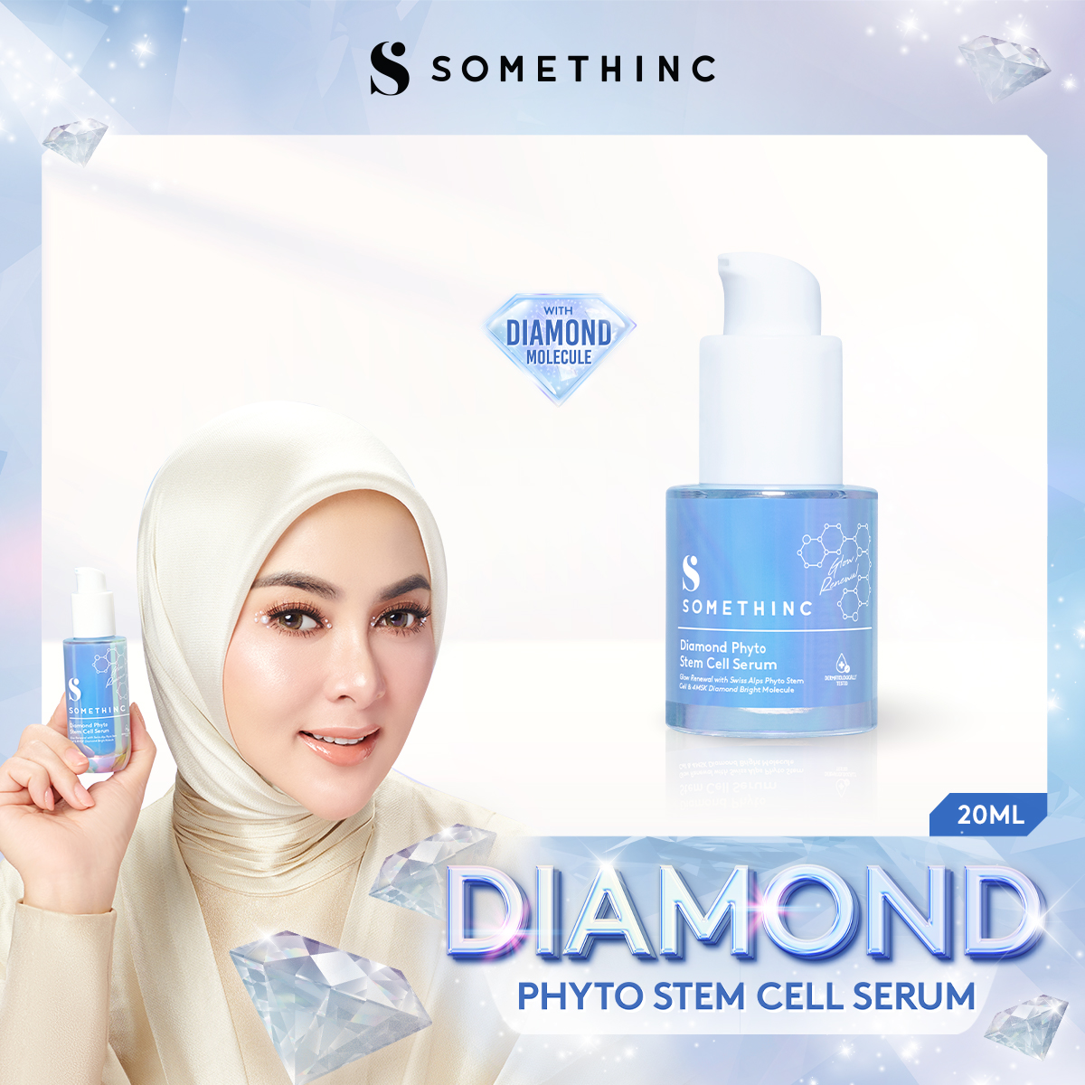 SOMETHINC Diamond Phyto Stem Cell Serum - 20ml | Lazada Indonesia