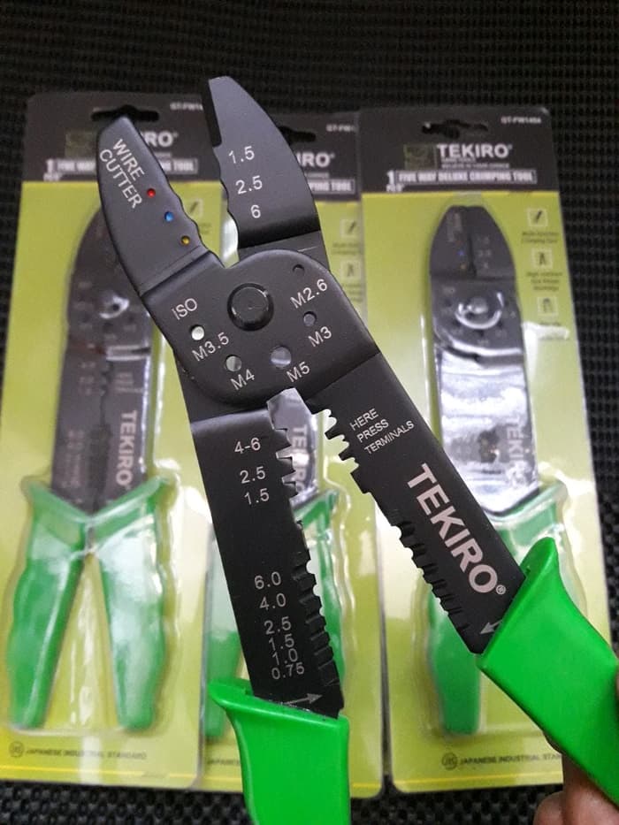 Perkakas tang crimping tekiro 5 way - tang skun tekiro 5 fungsi tang ...