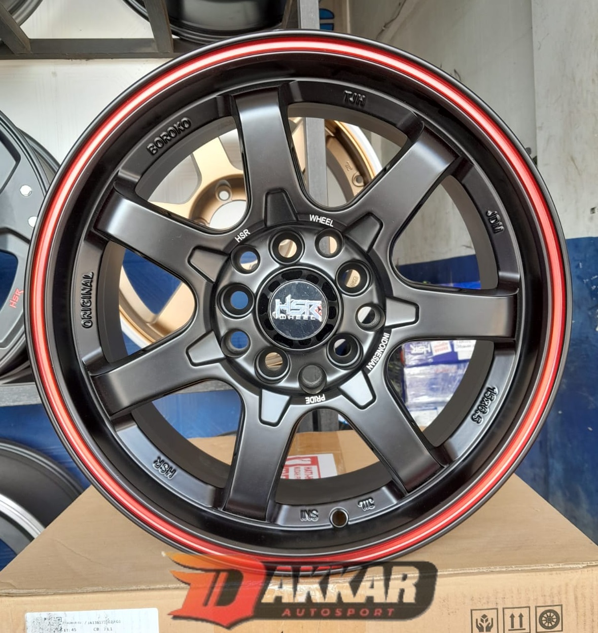 Velg Racing R15 Baut 5 Innova Ertiga Granmax Dll Tipe Boroko Tjh Hsr ...