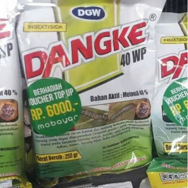 insektisida kontak sistemik metomil DANKE 40WP 250gram dari DGW ...