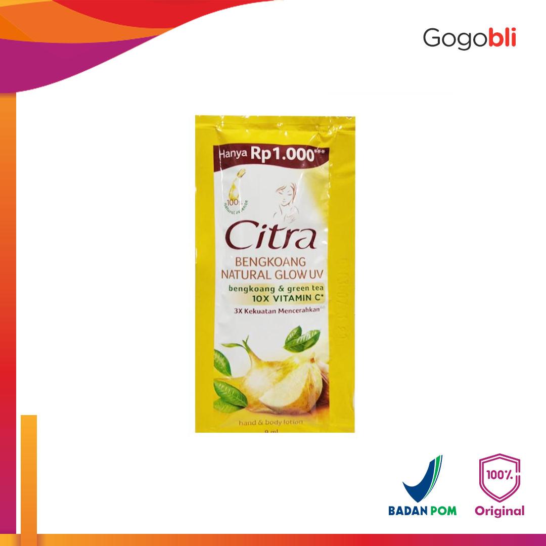 Citra Hand Body Lotion Bengkoang Natural Glow UV Sachet 9ml | Lazada ...