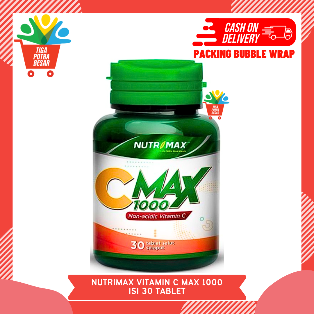 NUTRIMAX C MAX 1000 MG ISI 30 TABLET / SUPLEMEN MAKANAN | Lazada Indonesia