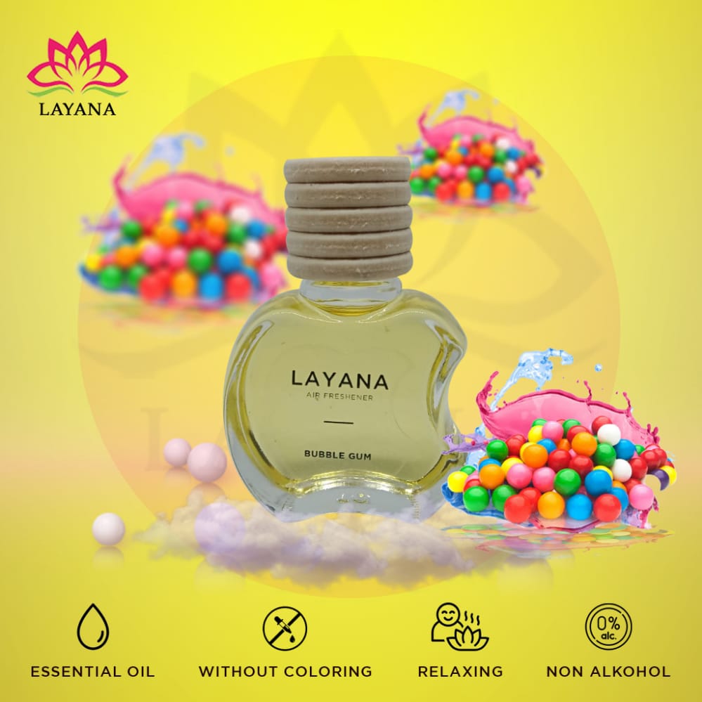 Layana Parfum Mobil dan Ruangan Aroma Bubble Gum Essential Oil Non ...