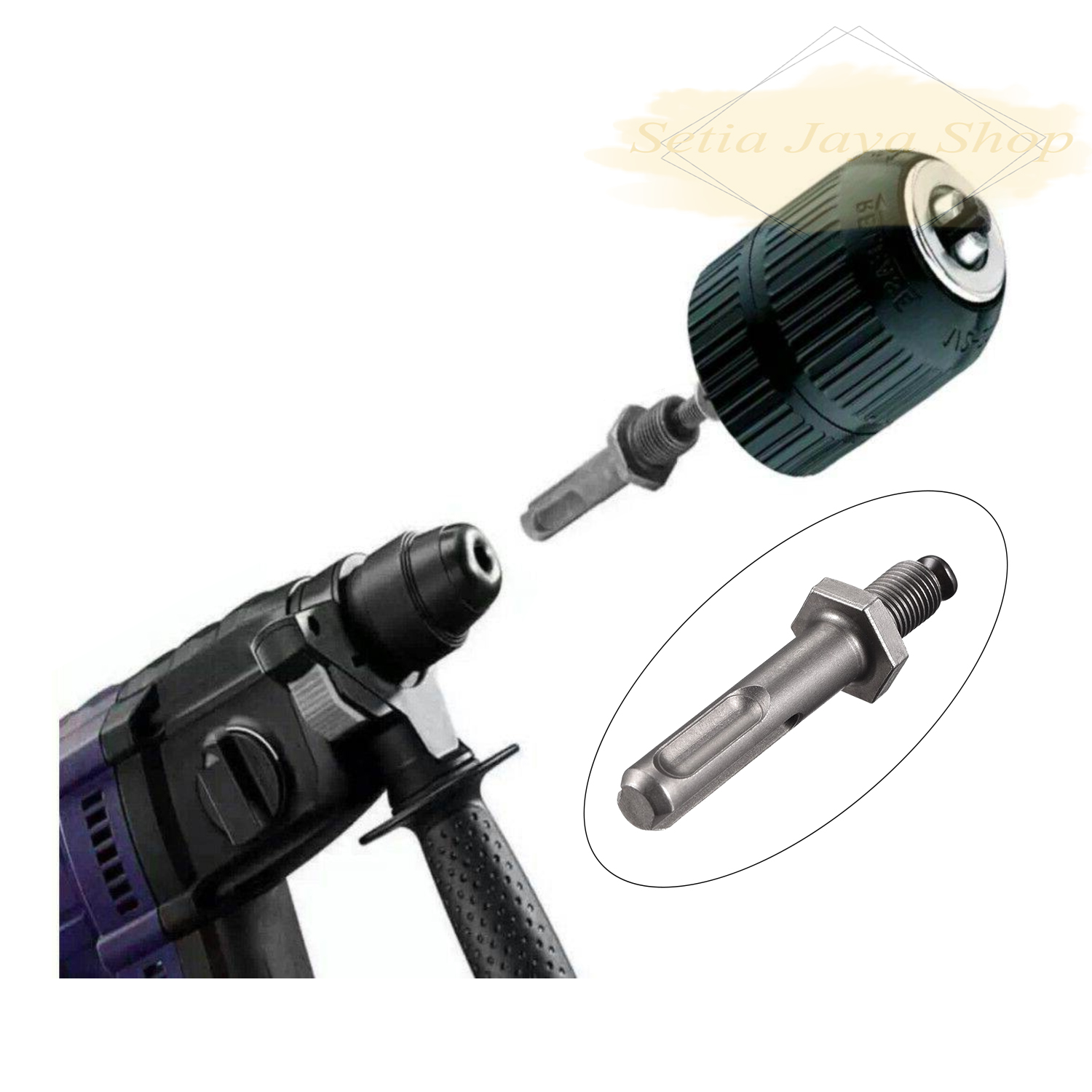 sambungan kepala bor sds, adaptor bor sds Conector Adaptor Untuk Mesin ...