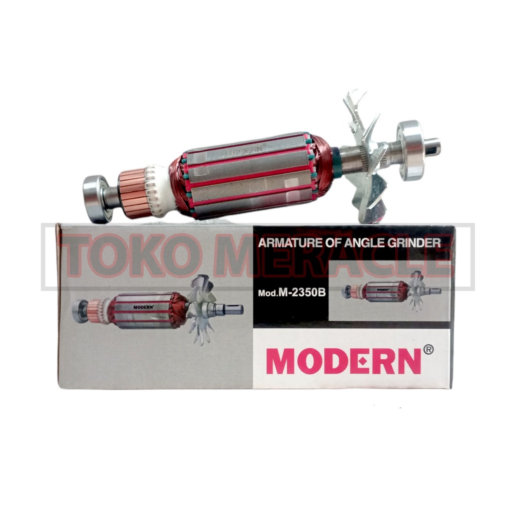 Armature Grenda M2350B 2340V - Angker Rotor Gerinda - Angle Grinder Modern M-2350 M 2350 M2340V ...