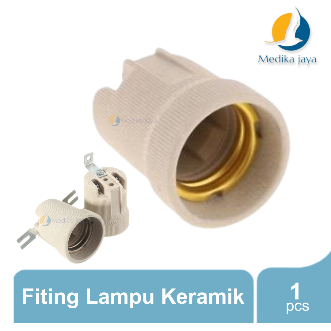 Fitting Lampu Keramik E27 E 27/ Fiting Keramik / Fiting lampu / Rumah ...