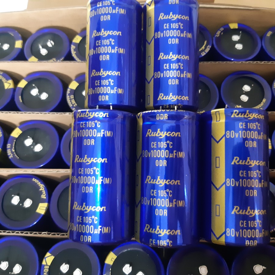 RUBYCON ELCO ELKO 10000uf 80v Volt SUPER GOLD BIRU EMAS BLUE | Lazada ...