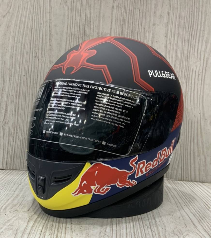 Helm Fullface KBR SNI Motif Arbolino , Motif 3 , Motif Red bull Helm ...