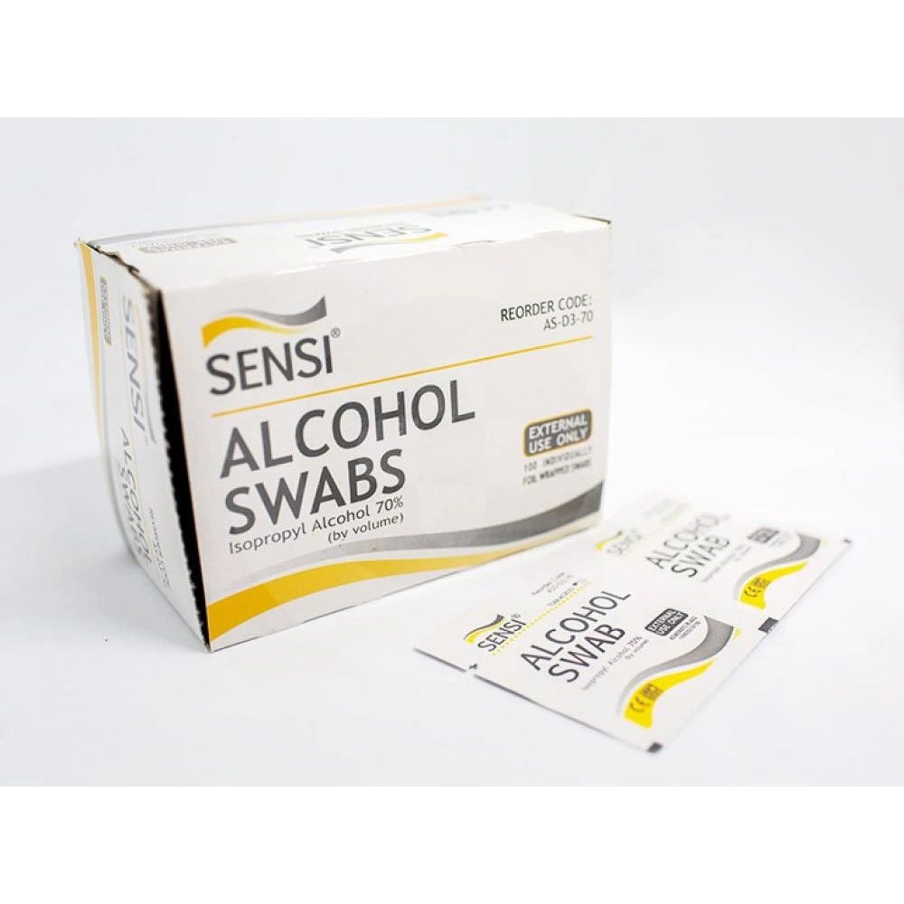 Sensi Alcohol Swabs Isopropyl Alcohol 70% | Lazada Indonesia