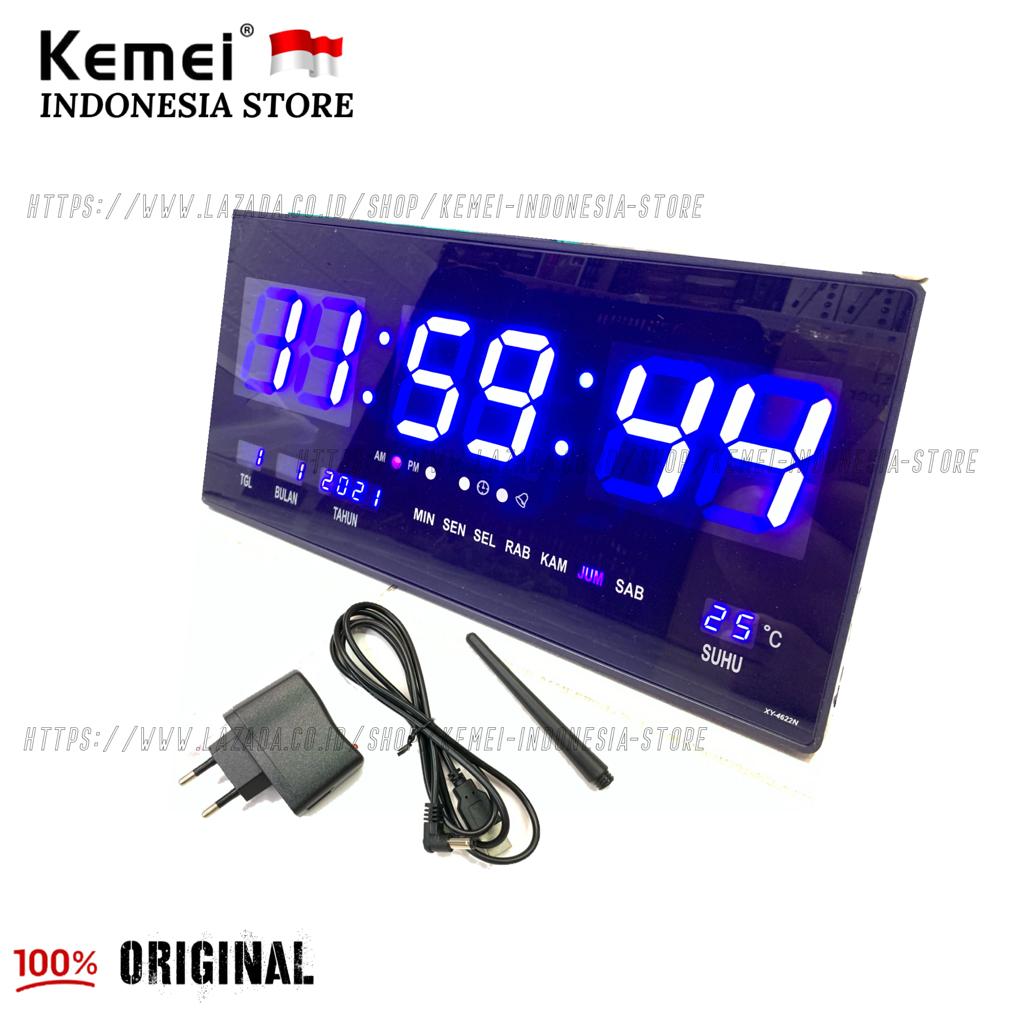 Jam Dinding LED Digital Clock Jam Meja Dekorasi Hiasan Dinding Rumah XY ...