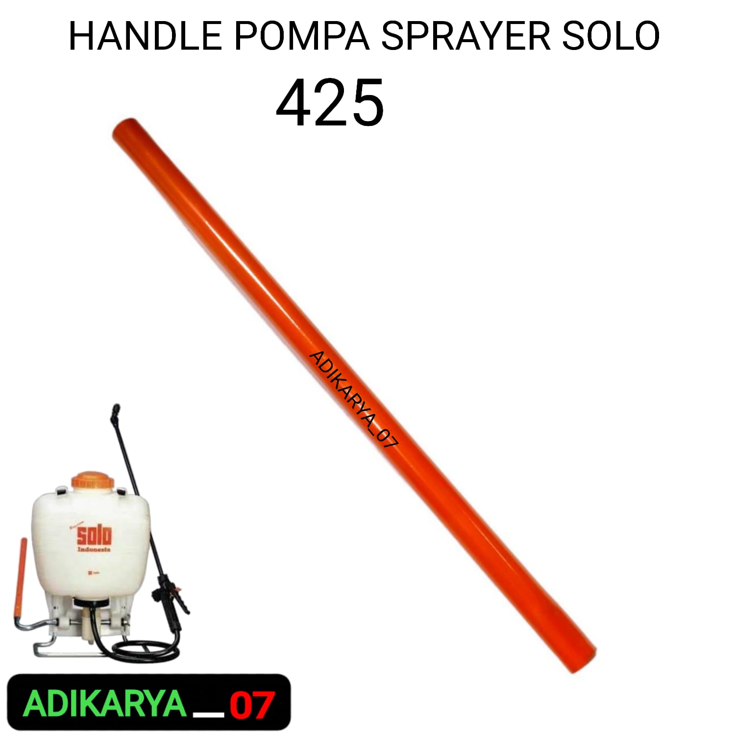 Engkol besi Lurus / Handle Tabung Pompa Hama Sprayer Solo Indonesia 425 ...