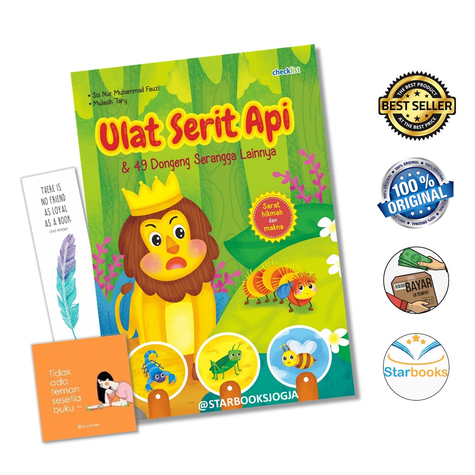 BUKU ULAT SERIT API & 49 DONGENG SERANGGA LAINNYA (ANAK) - CHECKLIST ...