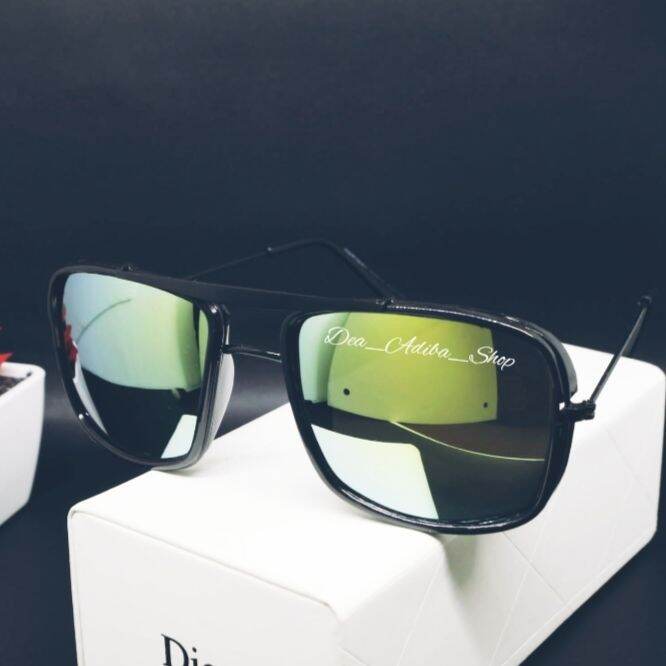 Kacamata Hitam Tony Stark Frame Besi Kokoh Kacamata Pria Wanita Mewah ...