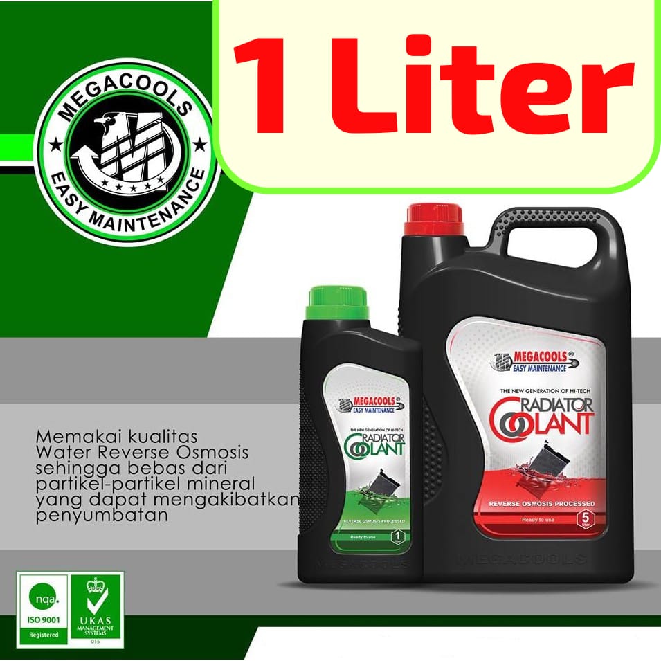 PH 7 MEGACOOLS AIR RADIATOR COOLANT KEMASAN 1L MERAH / HIJAU | Lazada ...