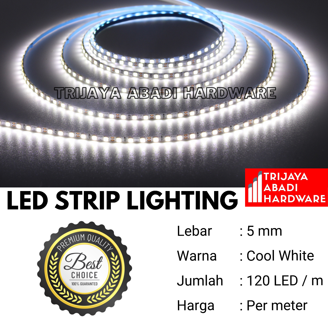LED Strip Lighting 12V Lampu 3000K Warm White 6000K Cool White | Lazada ...
