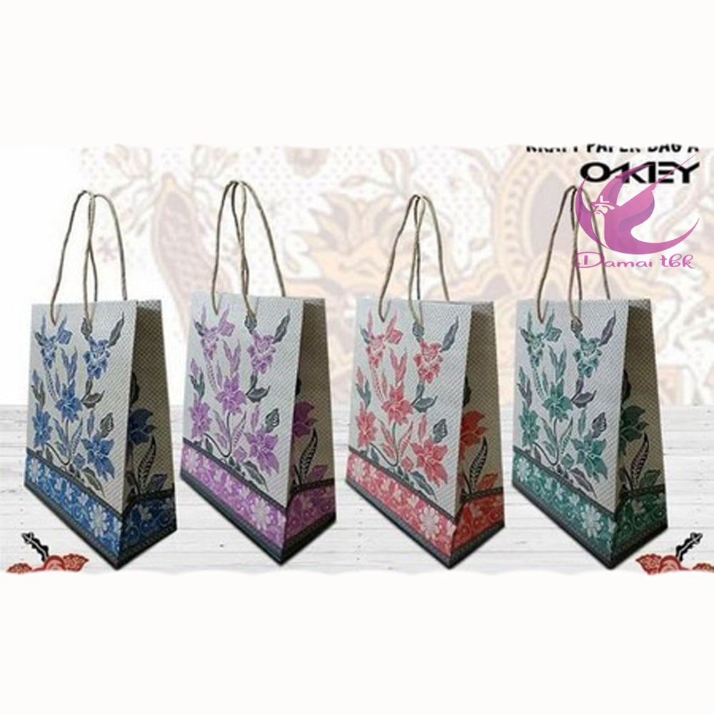 Okey Paper Bag Batik A 1 pak Isi 10 Pcs | Lazada Indonesia