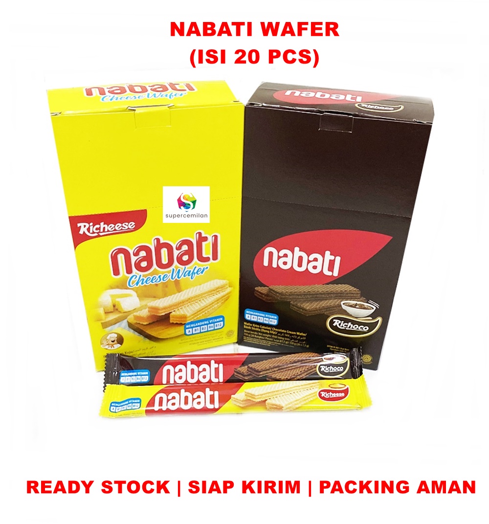 Richeese Nabati Cheese / Richoco Chocolate Wafer (isi 20 pcs) | Lazada Indonesia