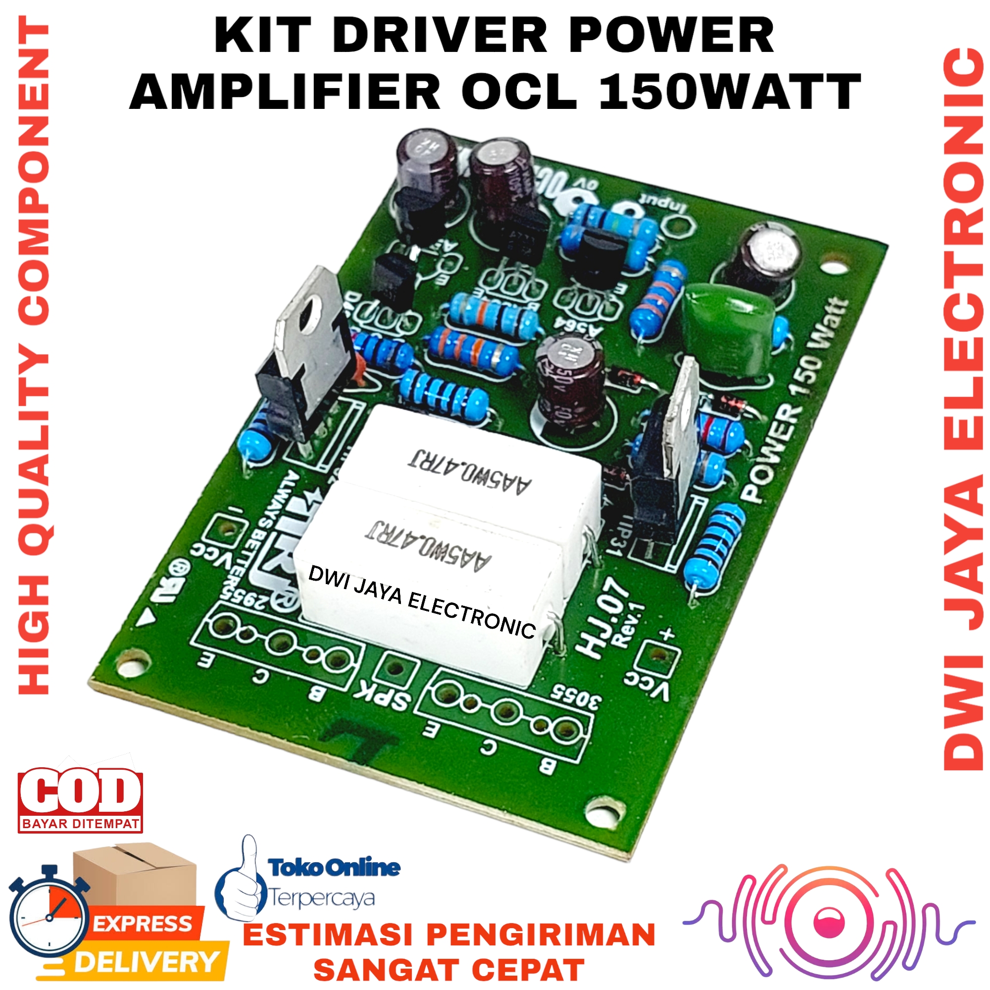 Kit Driver PA Power Amplifier OCL 150 Watt Mono | Lazada Indonesia