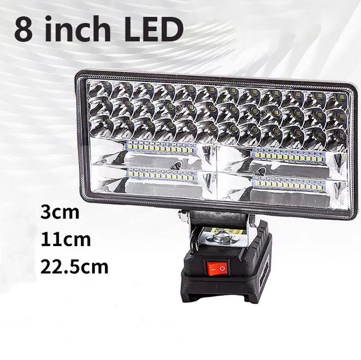 Lampu Tembak Baterai Emergency Lampu Sorot Pergudangan Proyek Lampu Led ...