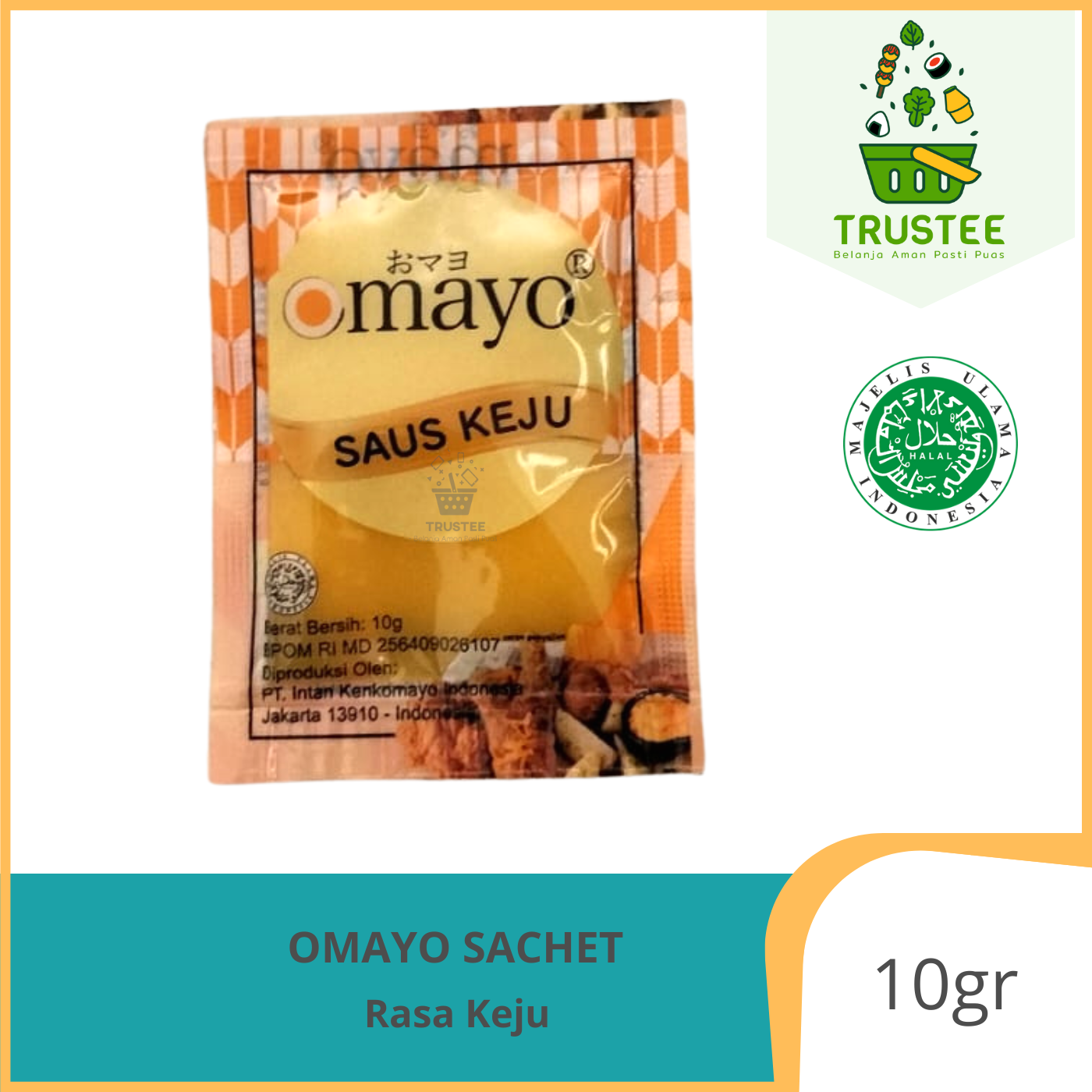 Mayonaise Omayo SAUS KEJU Sachet 10gr Mayo Halal | Lazada Indonesia