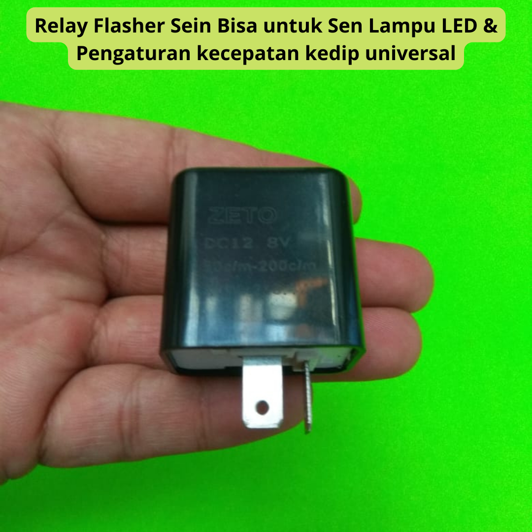 Relay Flasher Plaser Sen/ Sein Bisa untuk Sen Lampu LED & Pengaturan ...