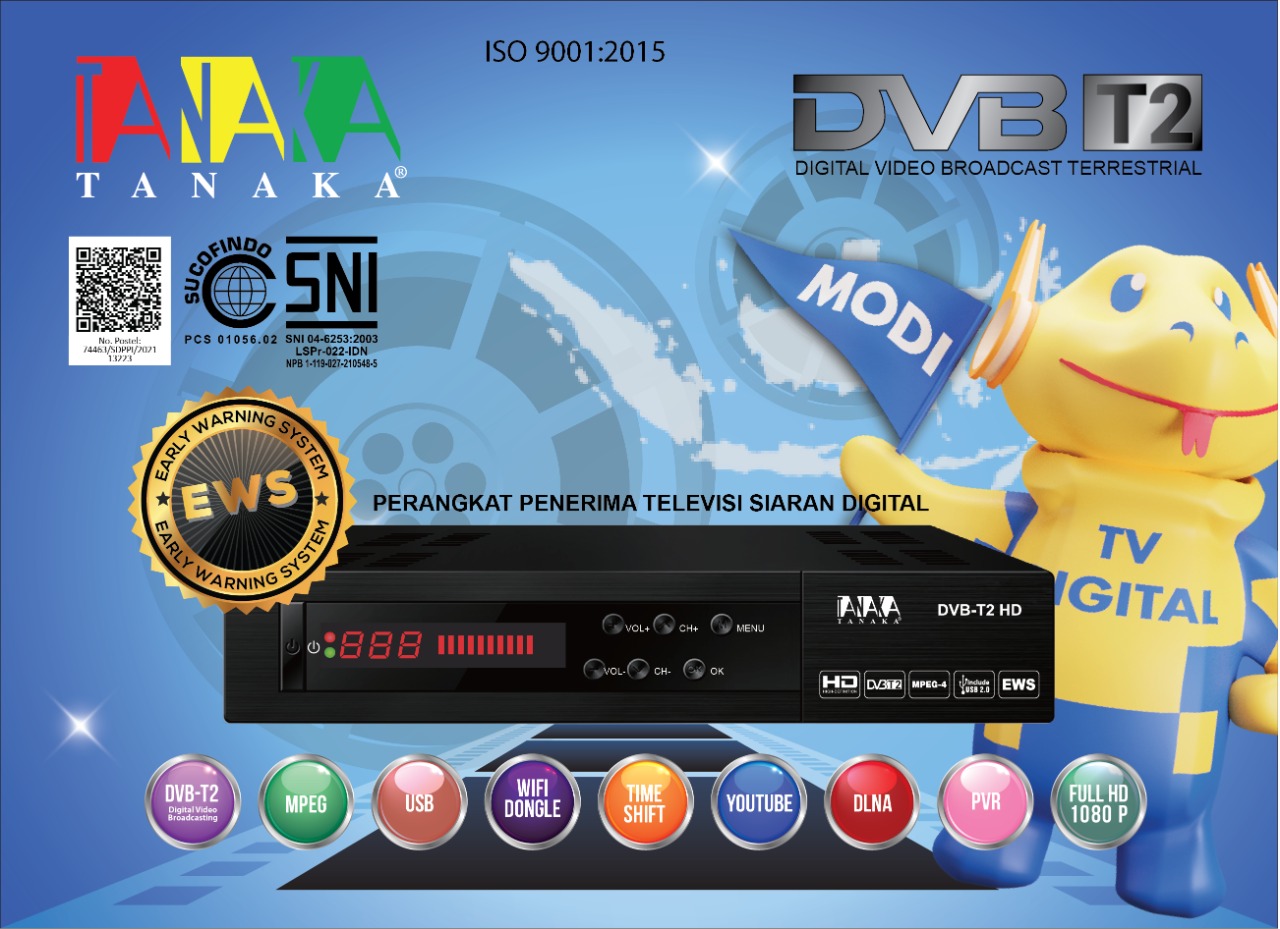 set top box tanaka T2 tv digital uhf | Lazada Indonesia