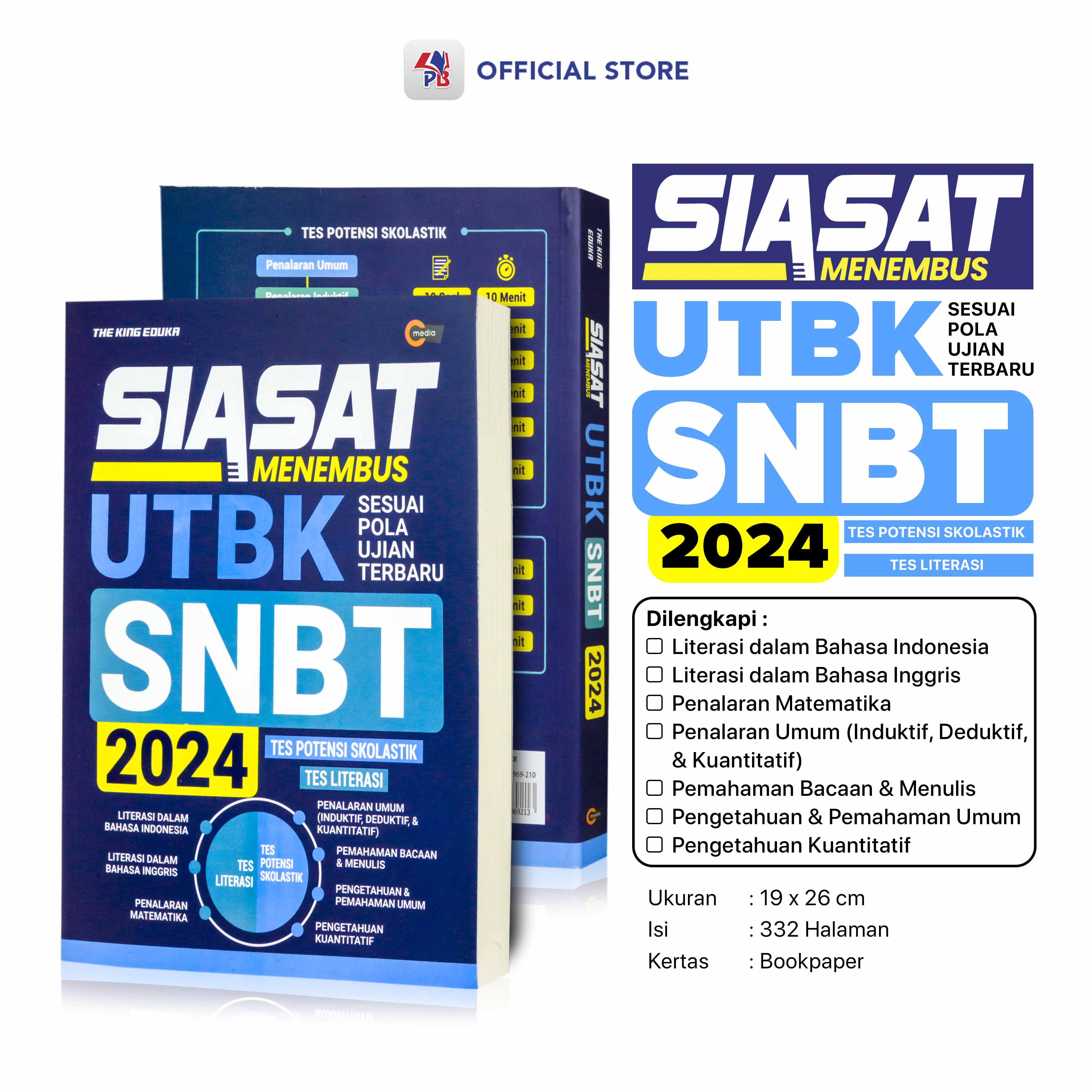 Buku UTBK 2024 / Siasat Menembus UTBK SNBT 2024 – Sesuai Pola Ujian Terbaru | Lazada Indonesia