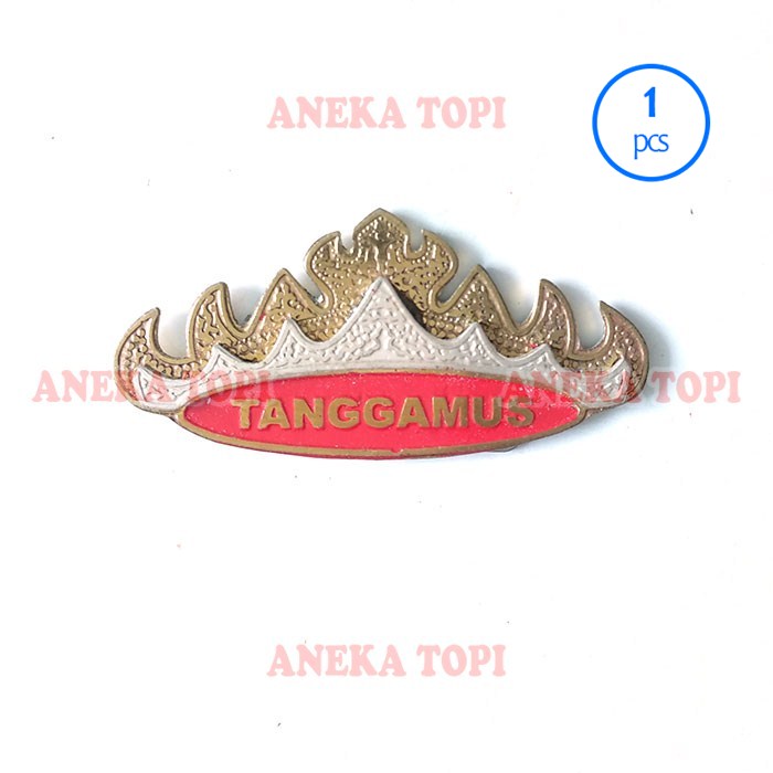 Pin Siger Tanggamus Pengait Magnet Pin Siger Lencana Siger Tanggamus ...