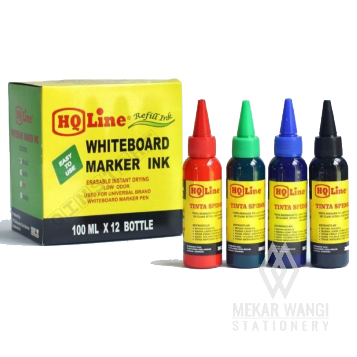 HQ Line isi spidol whiteboard | Refill tinta spidol papan tulis 100ml ...