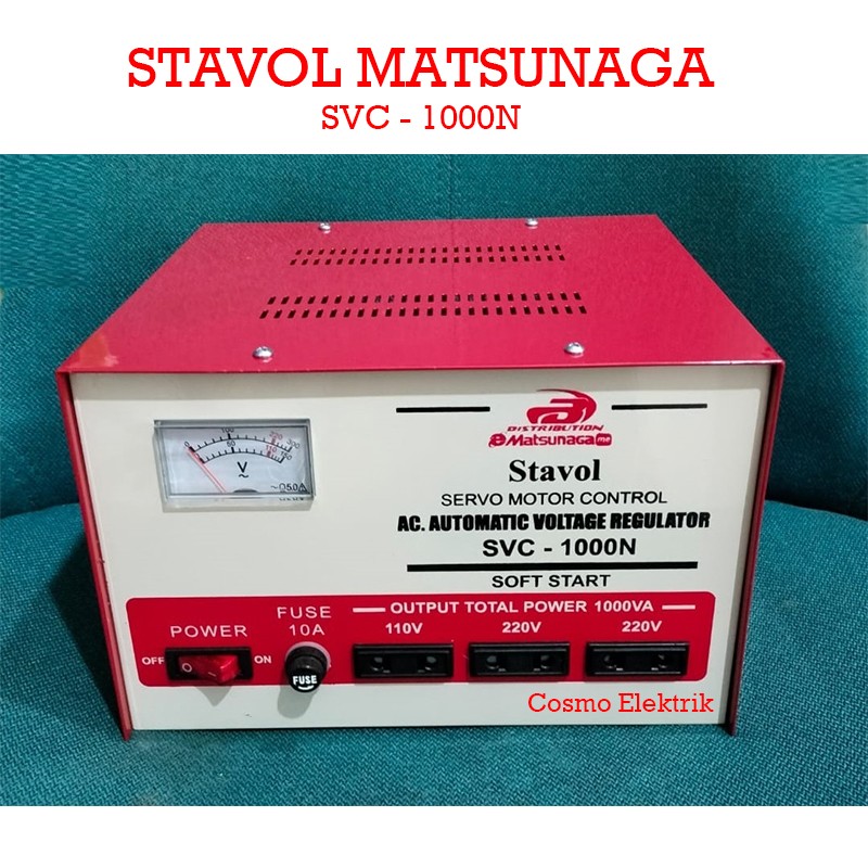 Stavolt SVC 1000W MATSUNAGA / Stabilizer SVC 1000 N | Lazada Indonesia