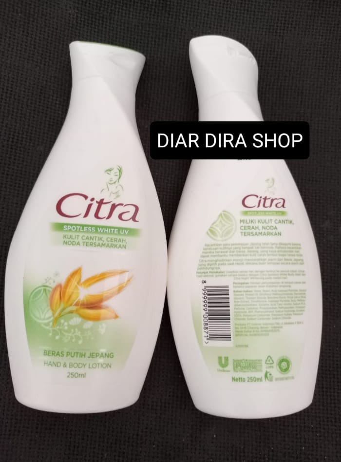 CITRA HAND & BODY LOTION BERAS PUTIH JEPANG 250 Ml | Lazada Indonesia