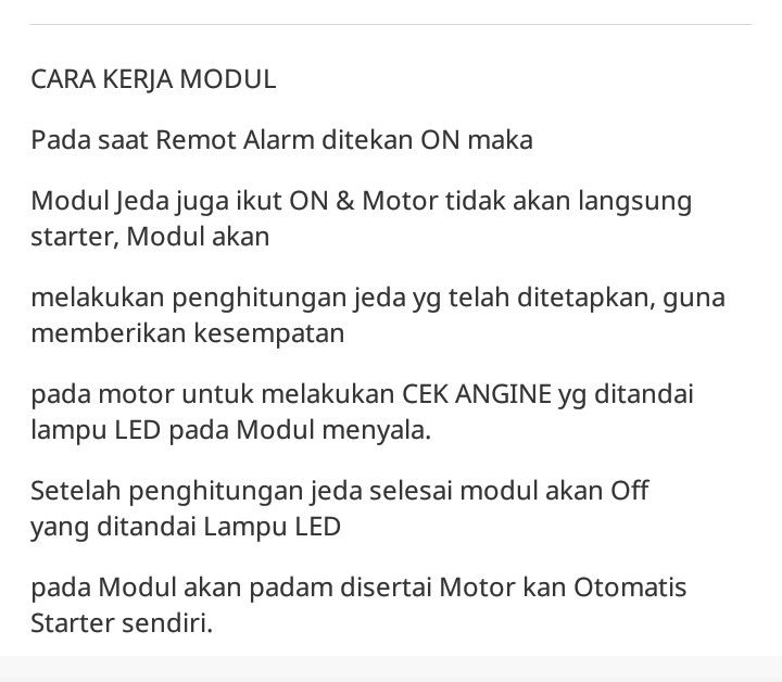 MODUL TIMER JEDA INJEKSI OTOMATIS STARTER | Lazada Indonesia