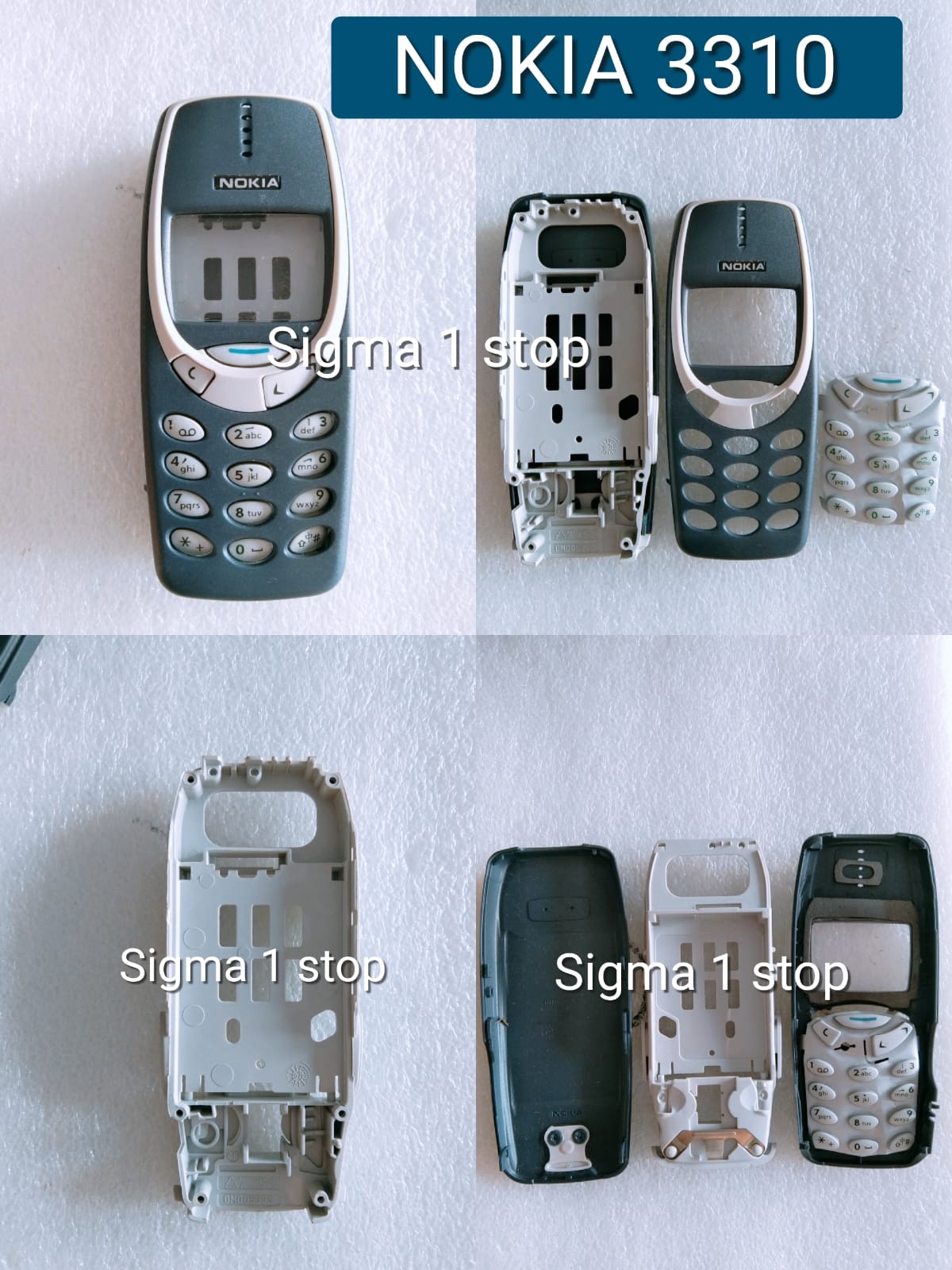 CASING NOKIA 3310 CASE COVER TULANG TENGAH FRAME MIDDLE KESING NOKIA ...