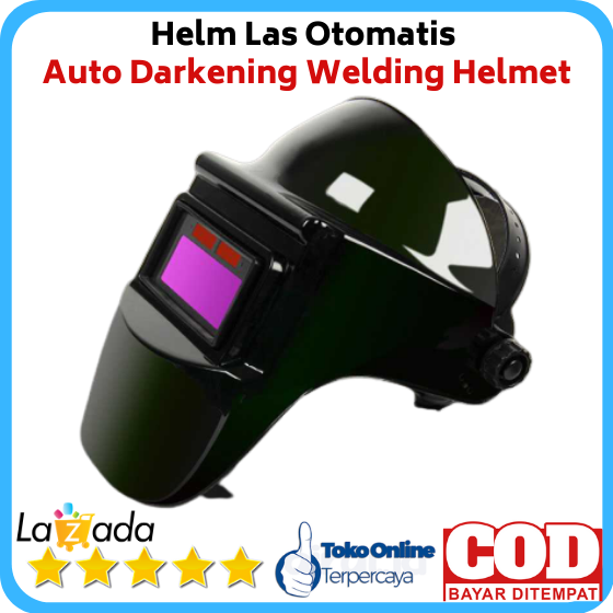HELM LAS LISRIK OTOMATIS / HELM LAS LISTRIK OTOMATIS GELAP MURAH / HELM ...