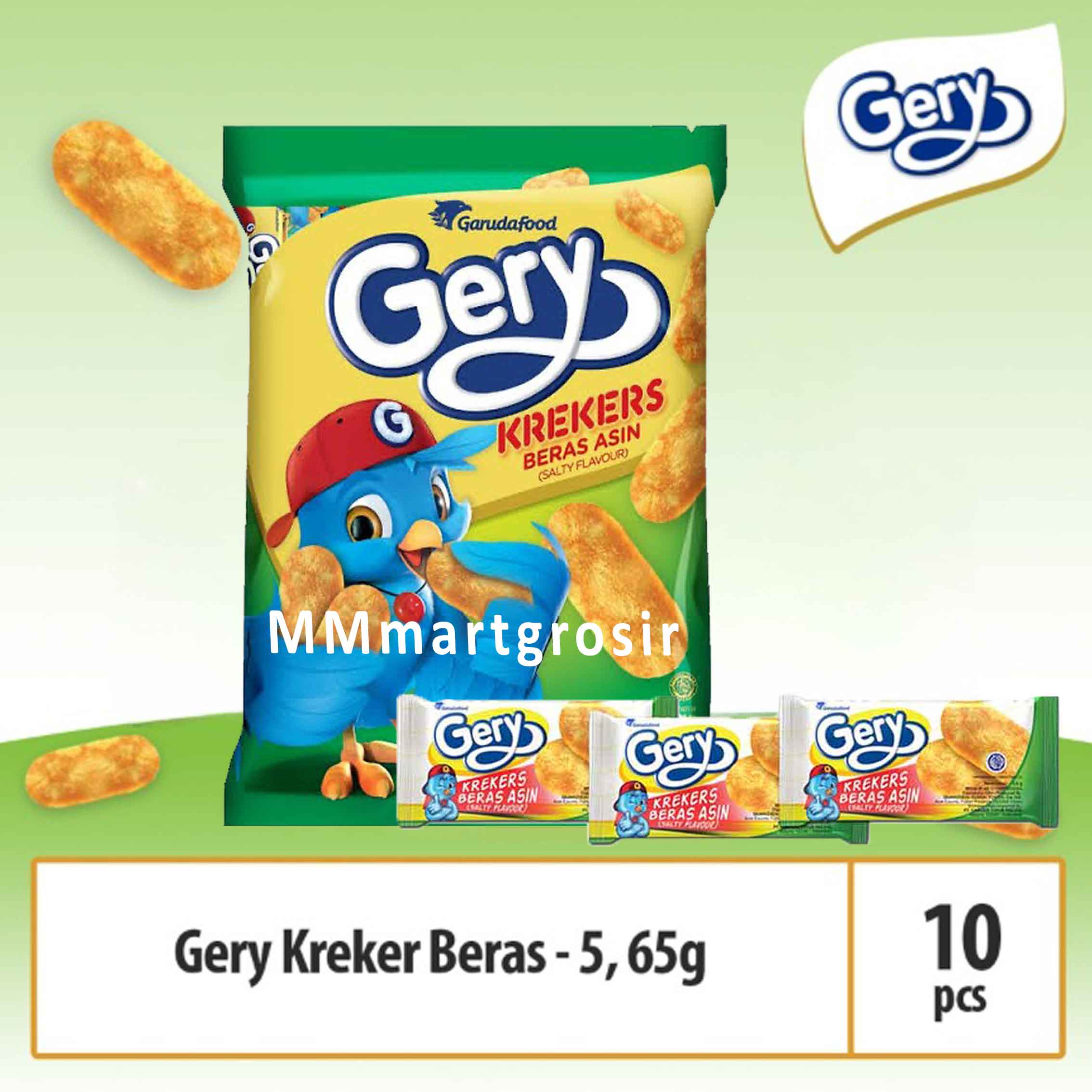 Gery Krekers / Snack Krekers Salty Flavour / Snack Beras Asin / Isi ...