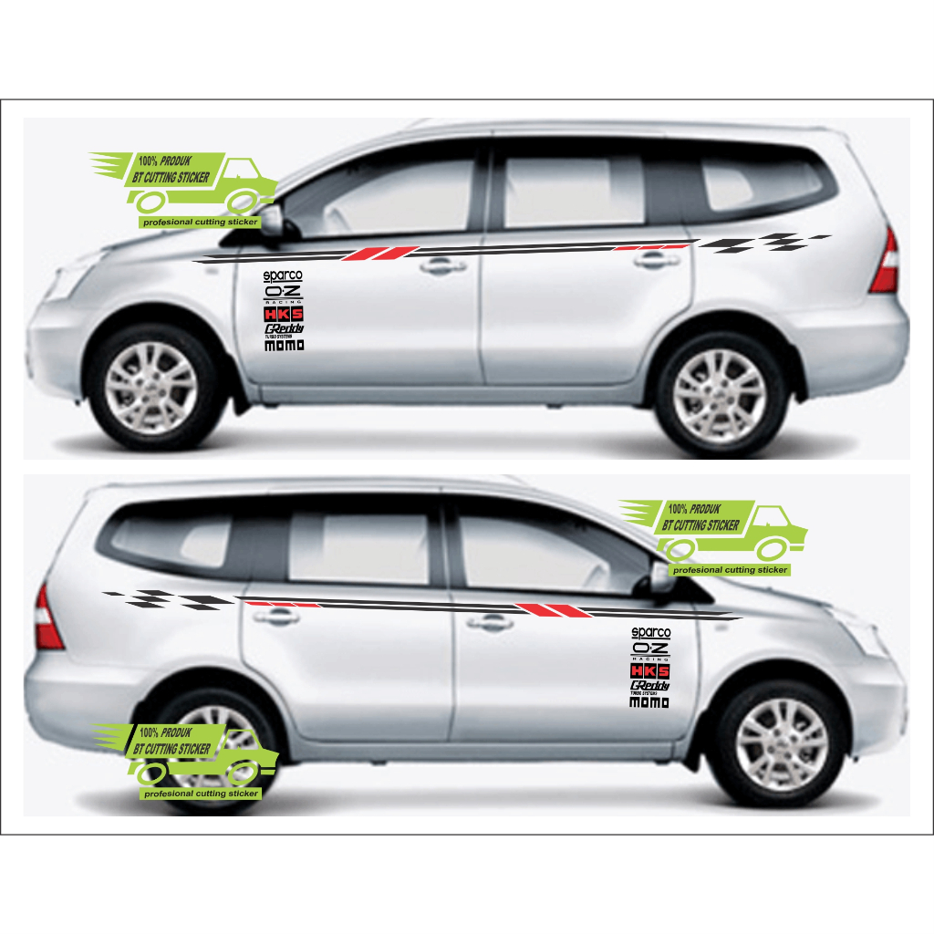 LI92 stiker mobil sticker mobil grand livina sticker nissan livina ...