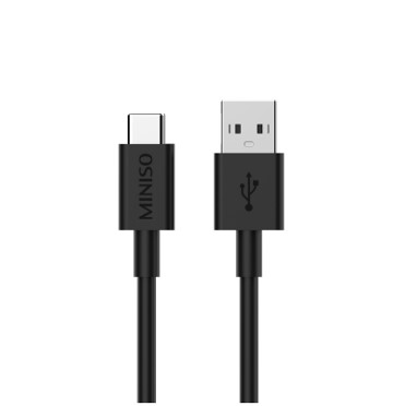 Miniso Kabel Data Micro - Usb 1M Cangkang aluminium yang dikepang 2.4A ...