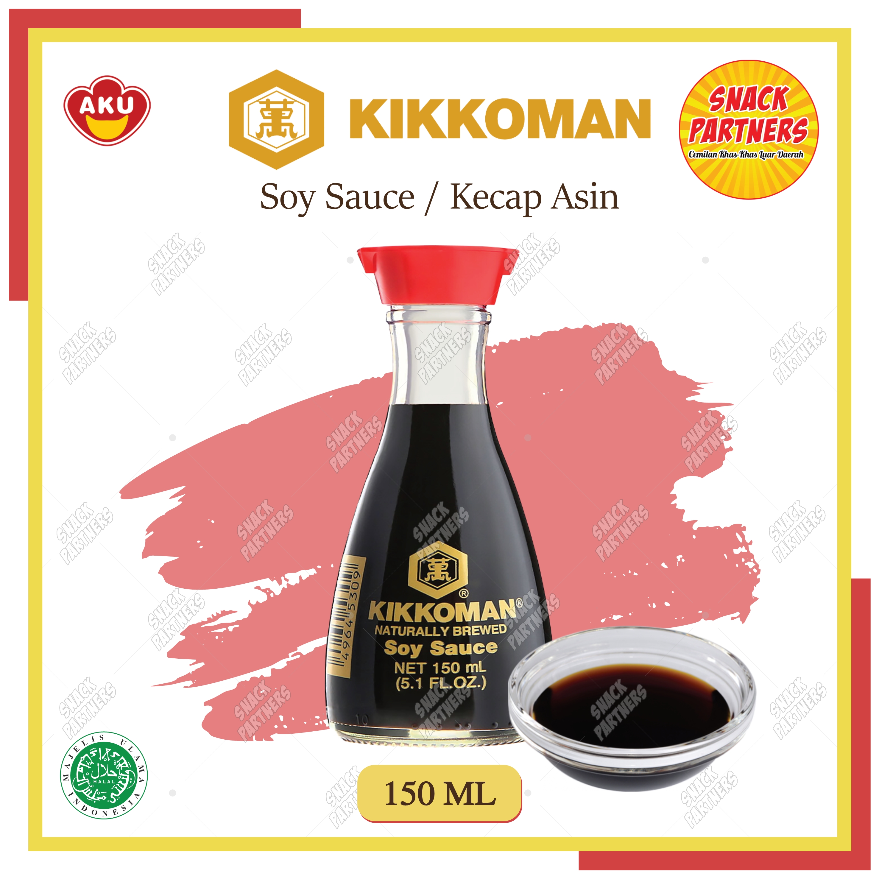 KIKKOMAN Sauce - Saos Saus Soy Sauce Kecap Asin Jepang Shoyu Yakiniku ...