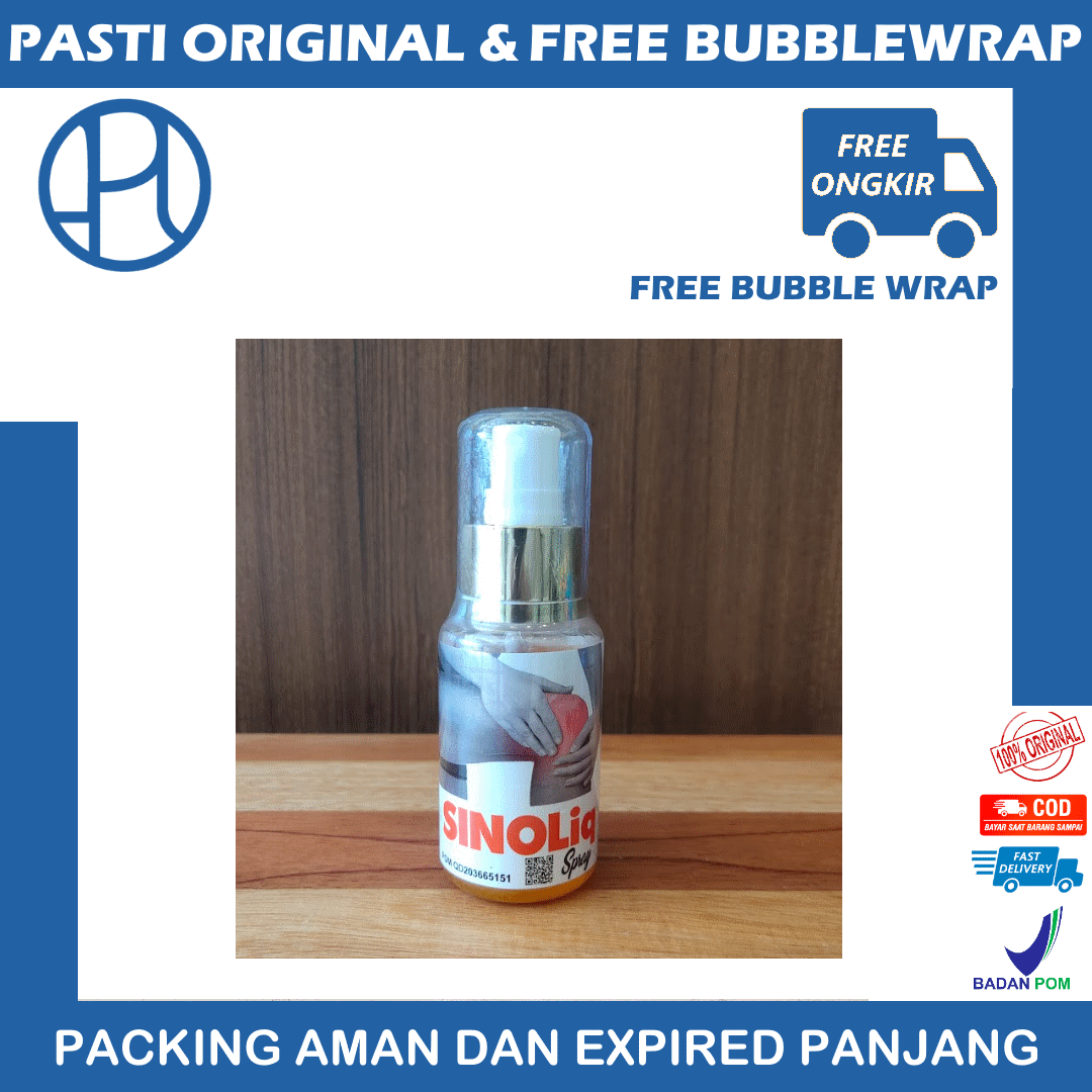 SINOIL SINOLIQ SPRAY 60ML MEREDAKAN NYERI SENDI OTOT PINGGANG SINO LIQ ...