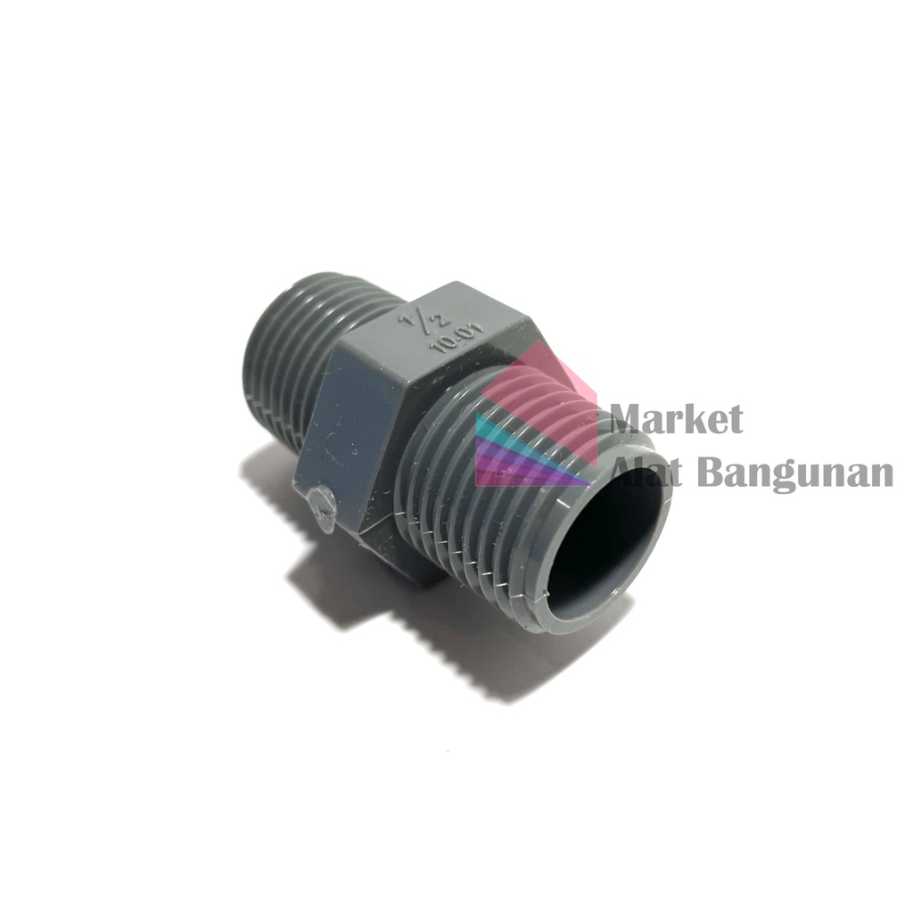 Double Neple 1/2" AW RUCIKA / Double Nipple 1/2 Inci PVC AW RUCIKA ...