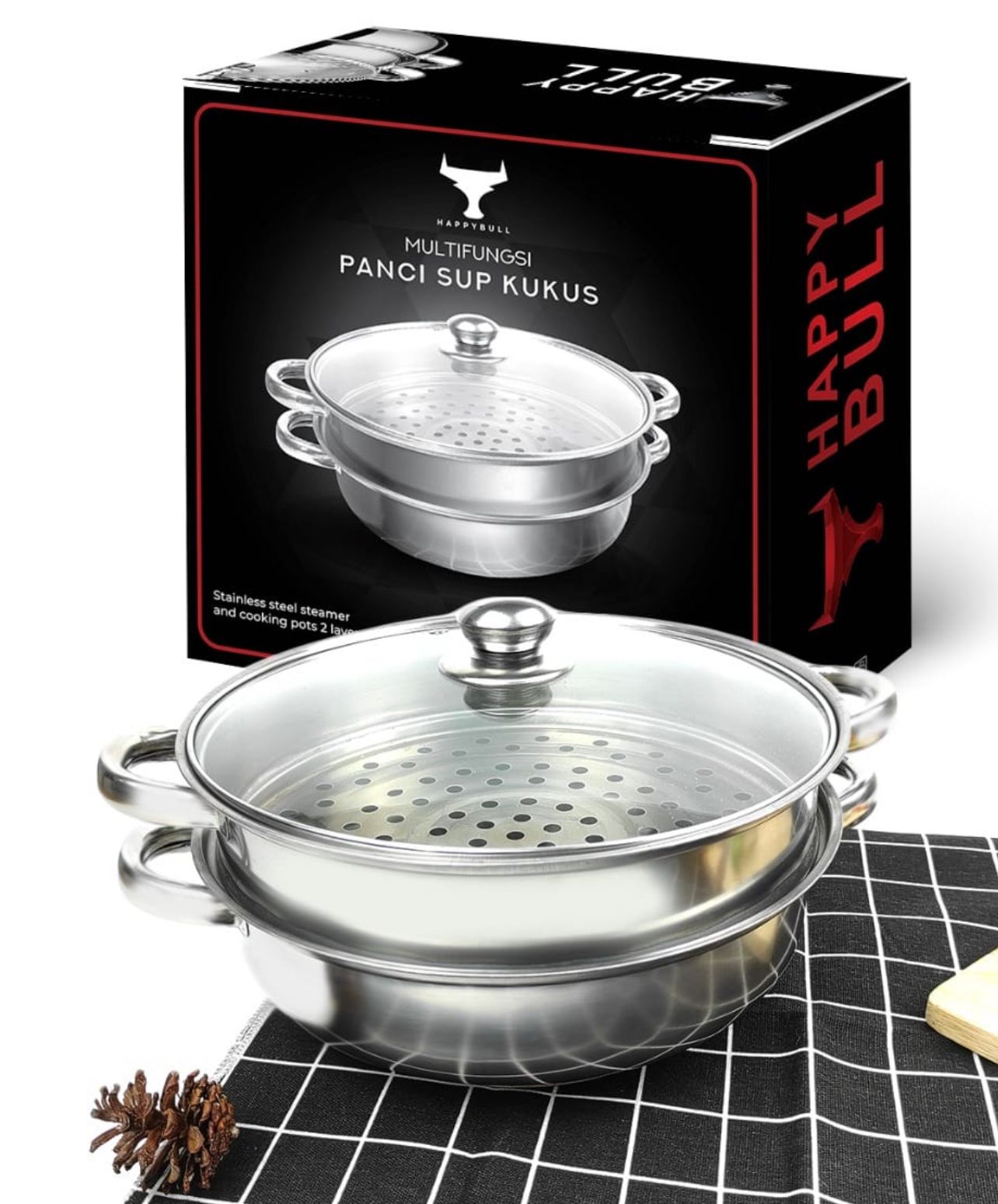 PANCI KUKUS 2 TINGKAT / PANCI REBUS / PANCI SOMAY / PANCI STEAMER ...