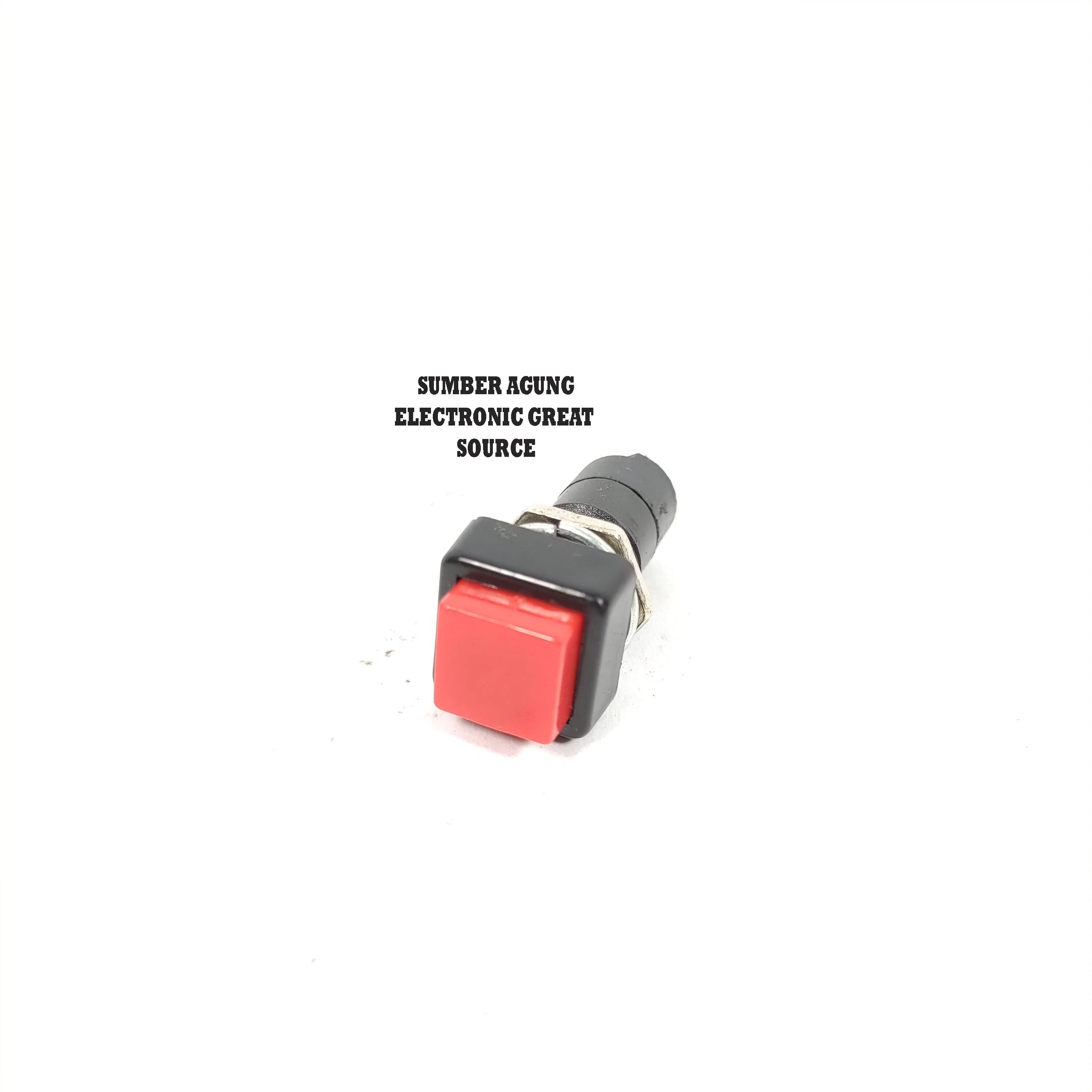 Tombol Push Button Mini 2pin Kotak Persegi Switch 2 Kaki Toggle Mental ...