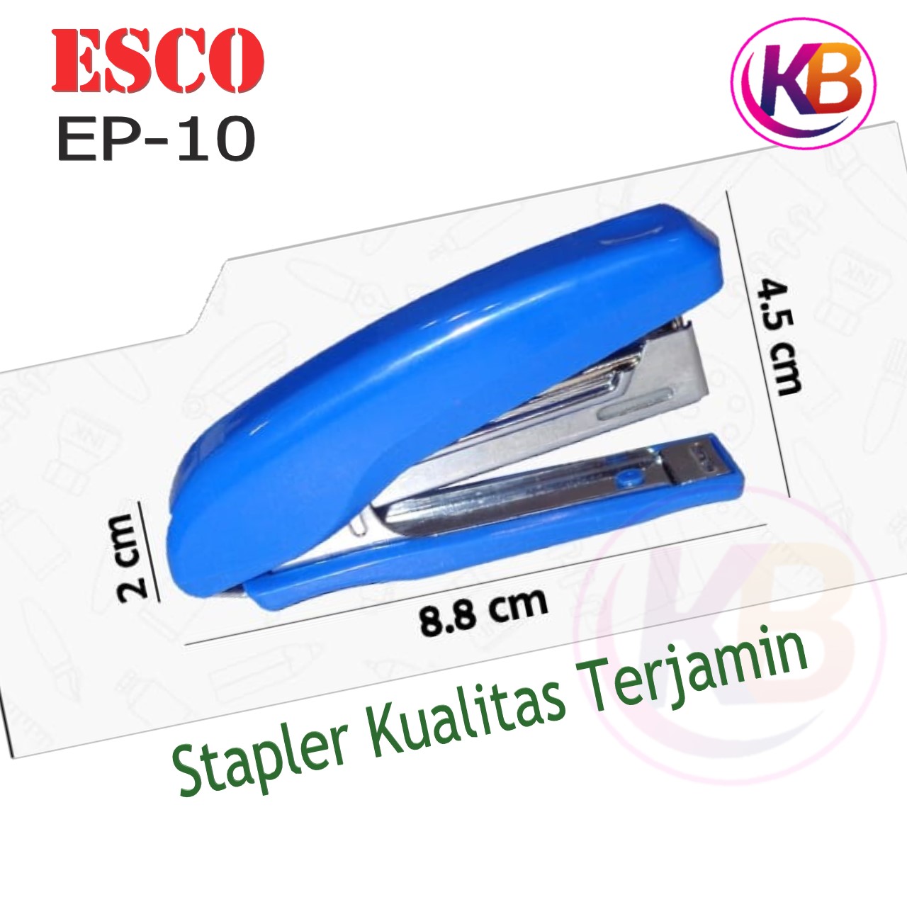 Esco Stapler EP-10D / Stepler Jepretan Hekter Full EP10D / Perlengkapan ...