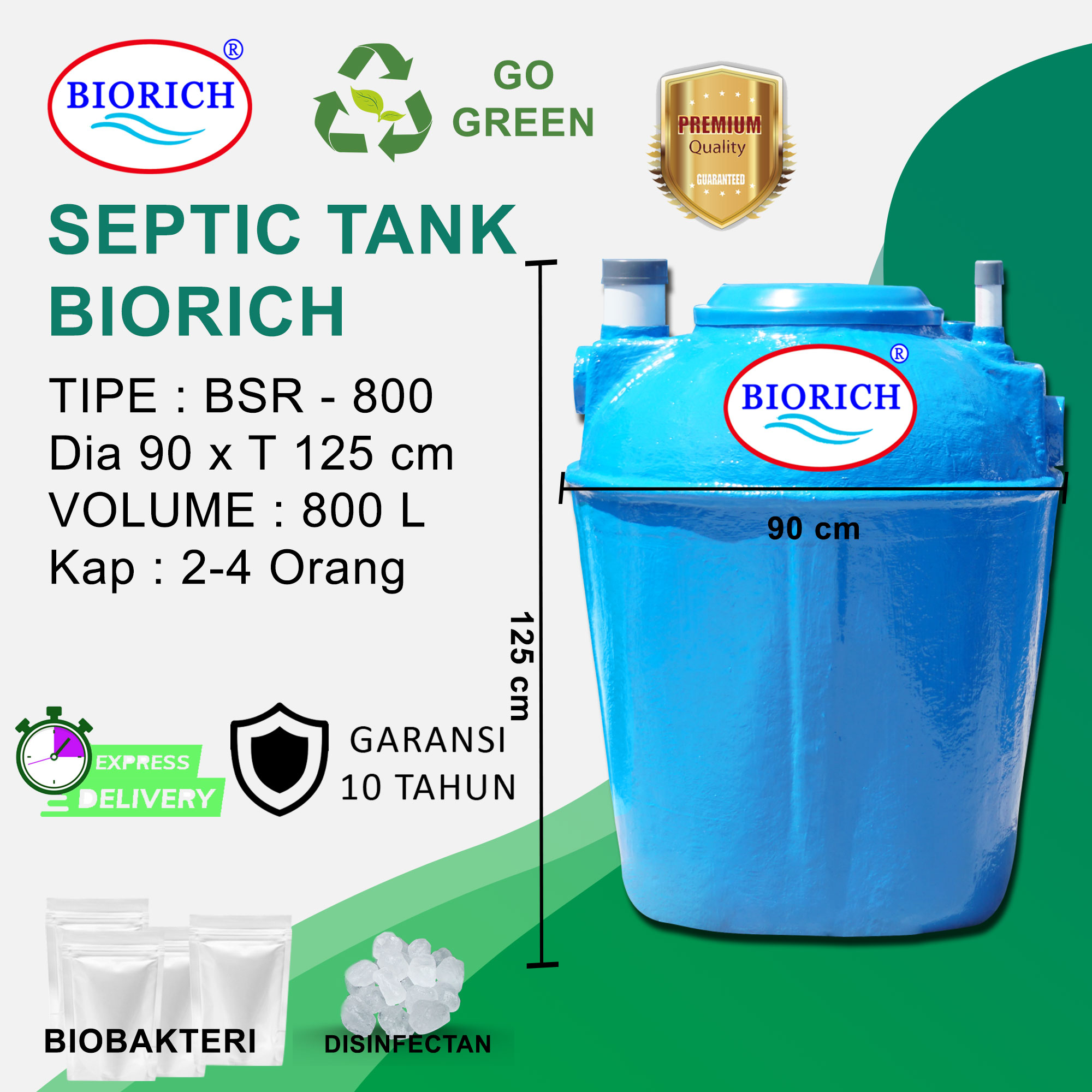 Septic Tank Bio / Septictank Biotech / Tangki Septik Biofil / Septitank ...